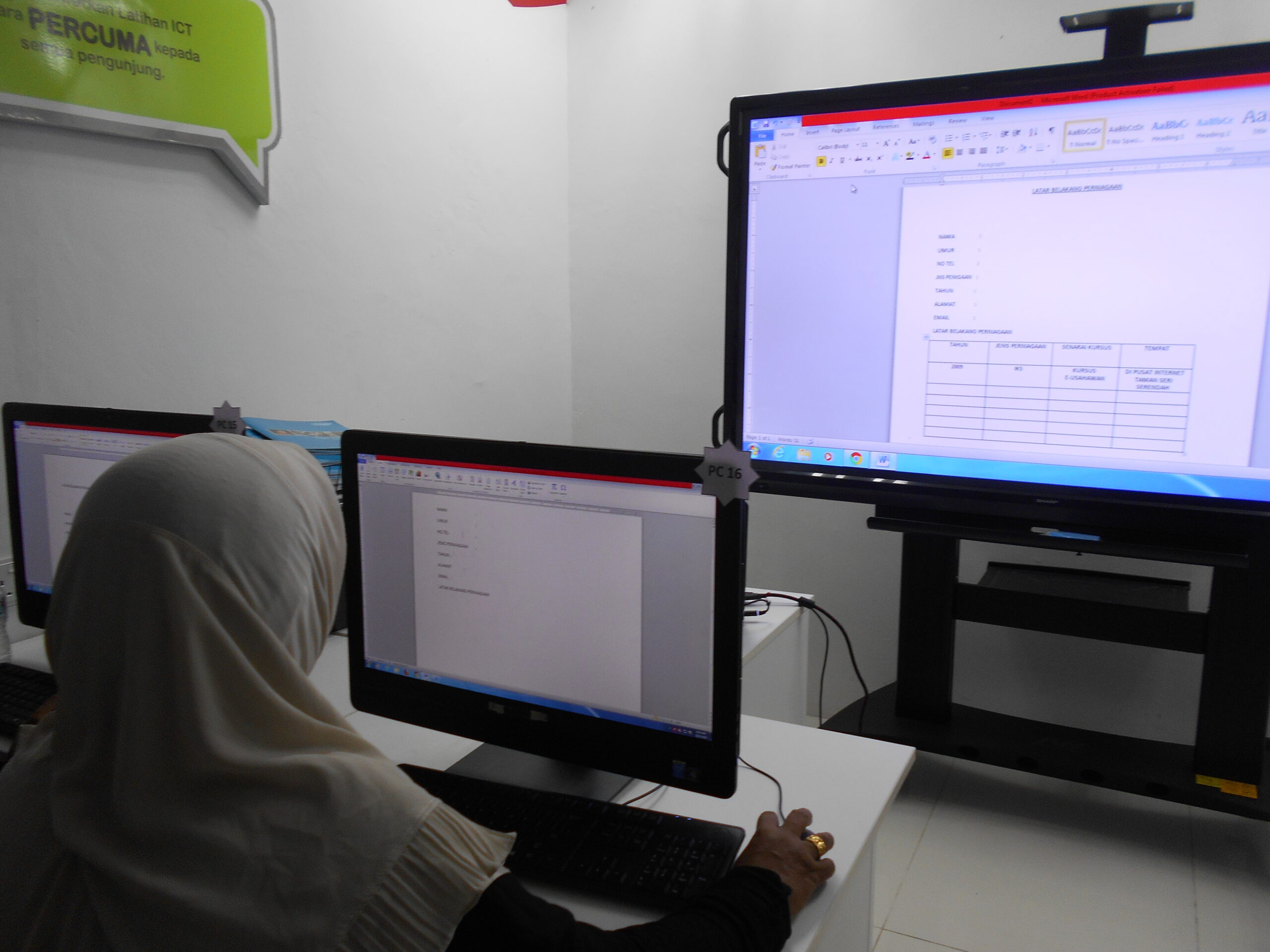 MICROSOFT WORD : SURAT RASMI – NADI Taman Seri Serendah